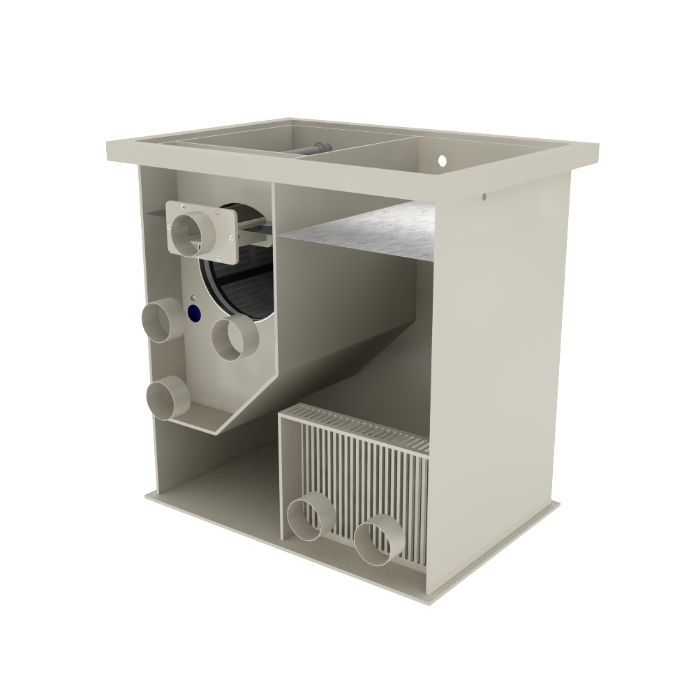 Filtreau combi-NEXT incl. UVC (Gravity) PP | Filtreau